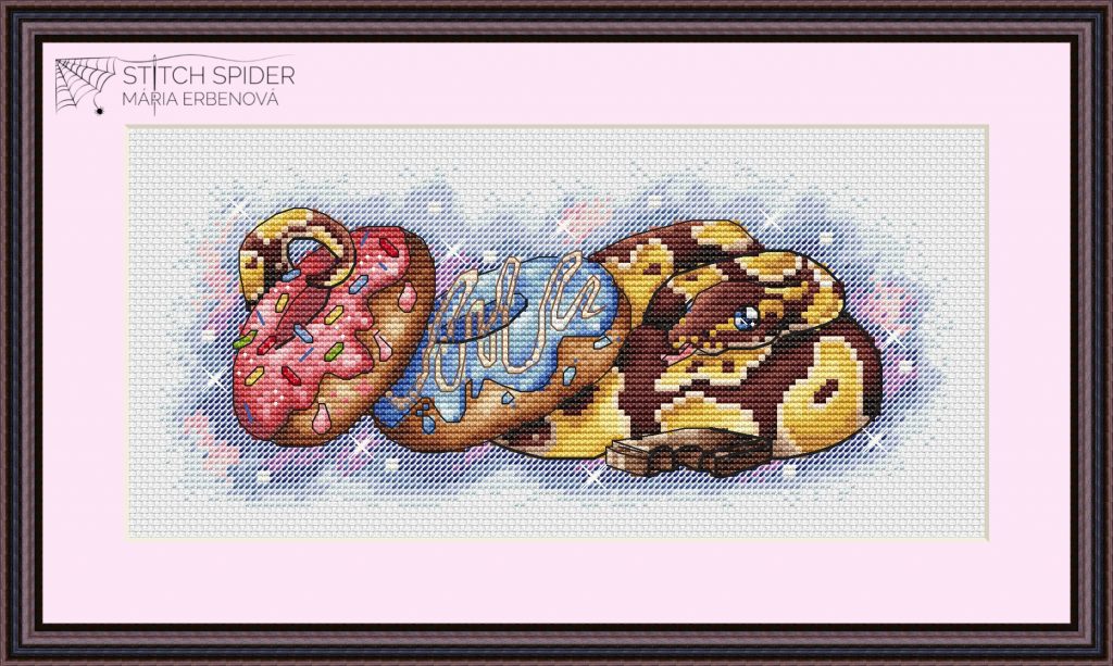 Snake with donuts | Stitch Spider